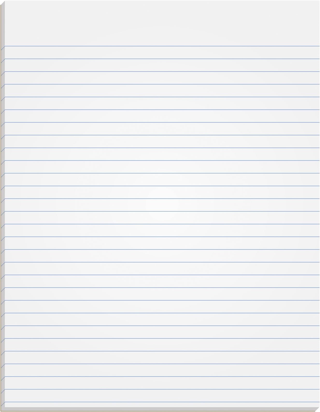 Amazon.com : 321Done Ruled Notepad (8.5" x 11") College-Ruled Line ...