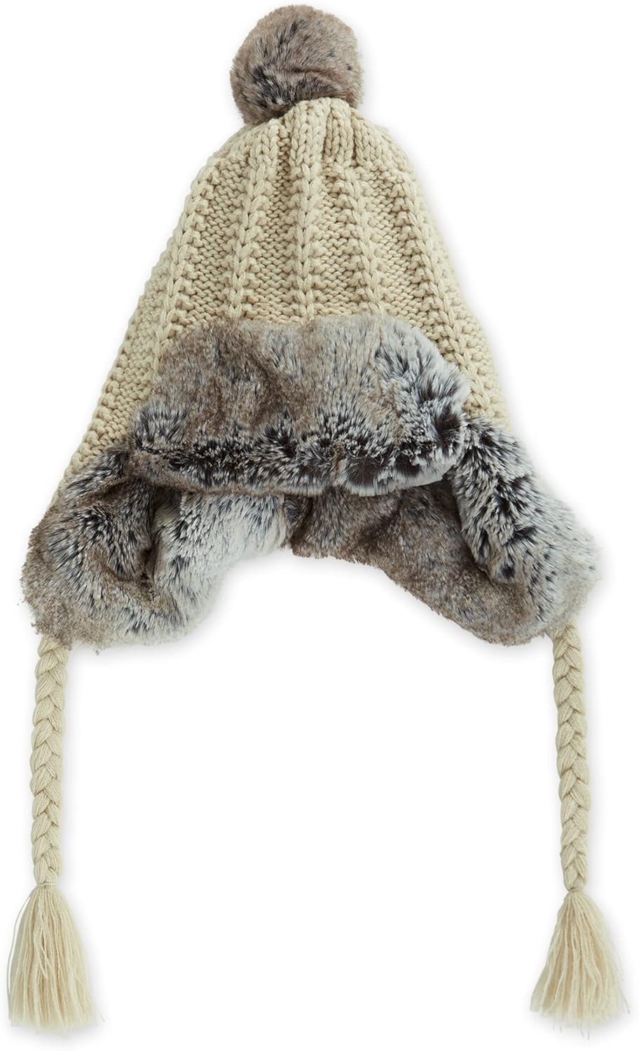 Amazon.com: Hadley Wren Women's Winter Faux Fur Lined Trapper Hat with ...