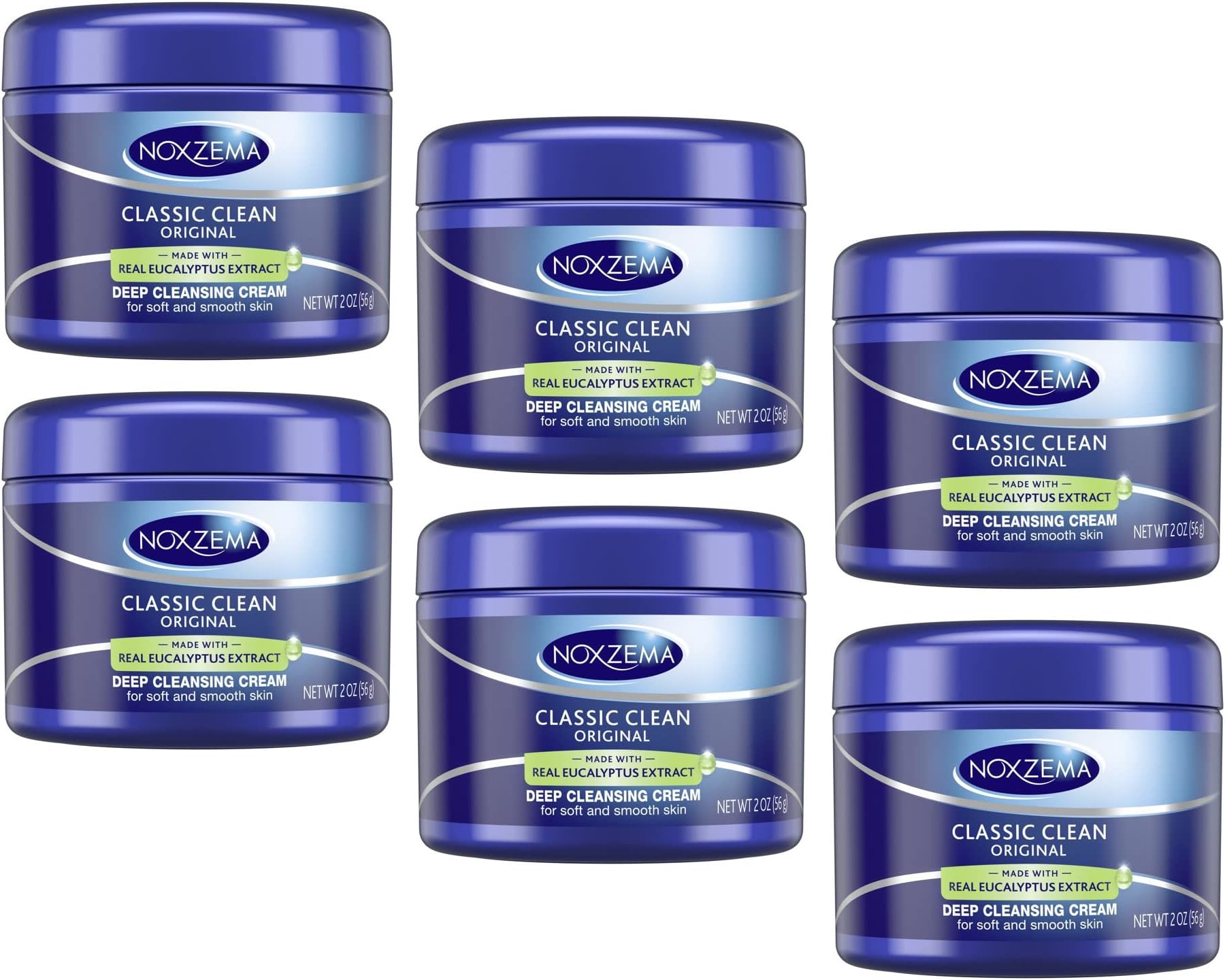 Amazon.com: Noxzema Classic Clean Cream Original Deep Cleansing, White ...