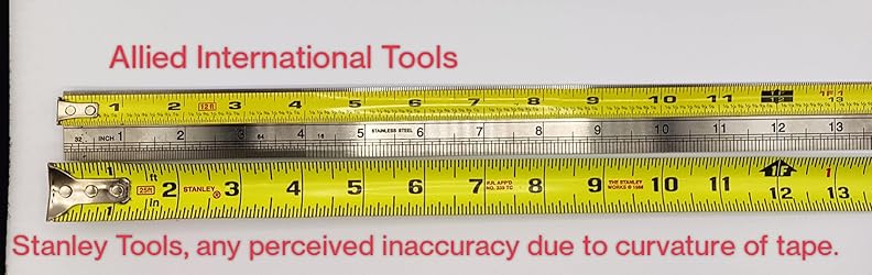 Azbvek ONE METRE Ruler Stainless Steel 1M Long Metal 40" Measure Rule ...