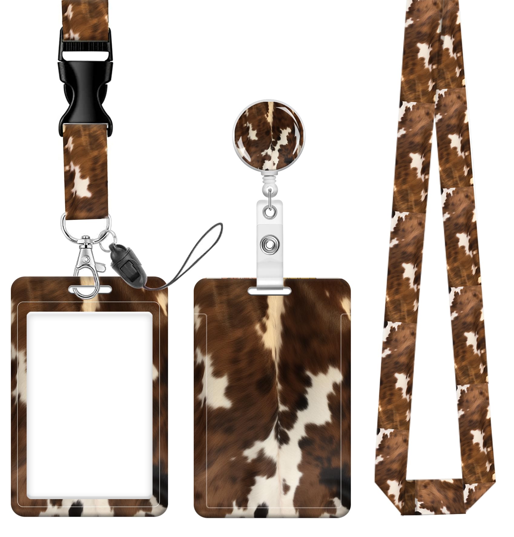 Amazon.com : Badge Reels Retractable with Carabiner Reel Clip, ID Name ...