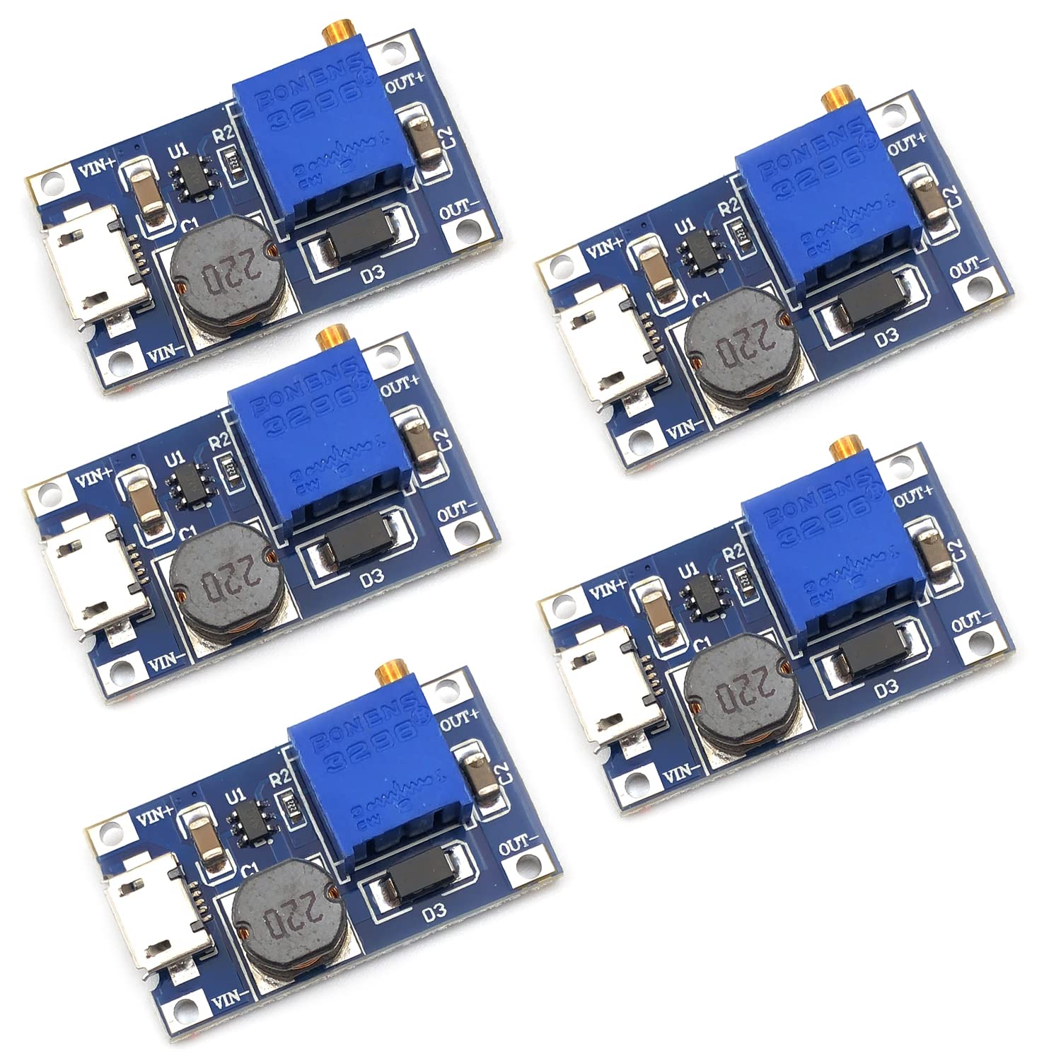 ADJUSTABLE DC-DC STEP-UP POWER MODULE 2A BOOST CONVERTER | atelier-yuwa ...