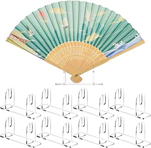 Amazon.com: Roowest 8 Pcs Acrylic Fan Display Stand Folding Japanese ...