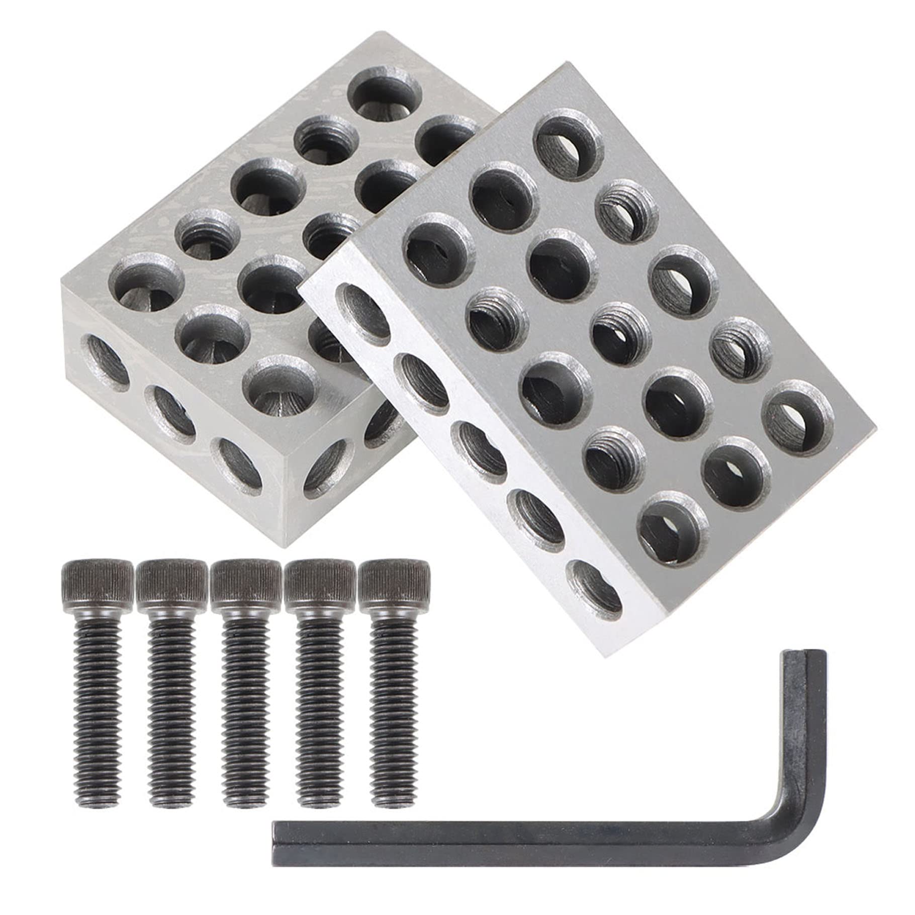 Timunr 1 x 2 x 3 Matched Ultra Accuracy Parallel Blocks Set, 23-Hole 0. ...