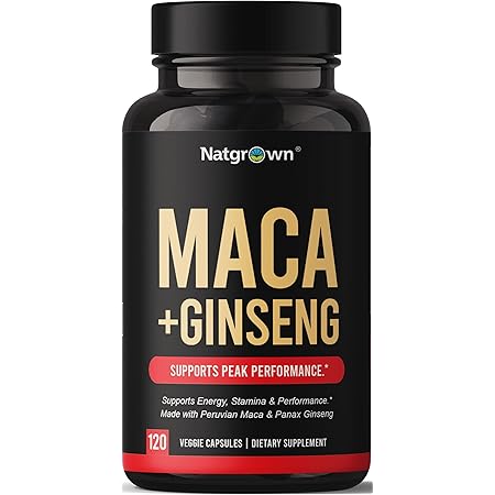 Amazon.com: Natgrown Organic Maca Root Powder Capsules 1500 mg with ...