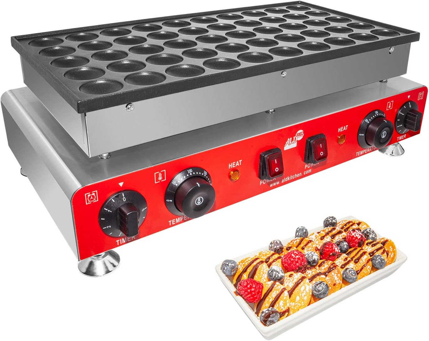 Amazon.com: PIAOCAIYIN Commercial Dutch Pancake Maker, 110V 1.7KW Mini ...