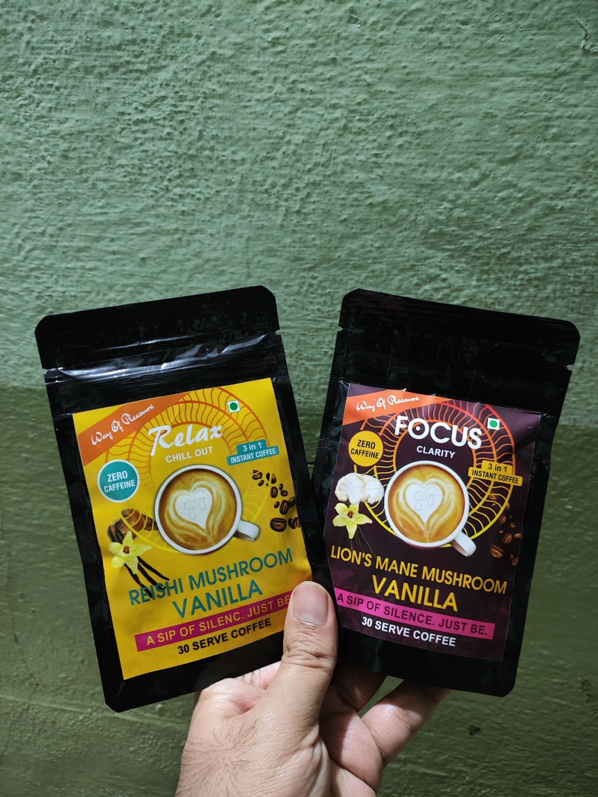 Way Of Pleasure Lion's Mane Vanilla Mushoorm Caffeine Free Coffee the ...