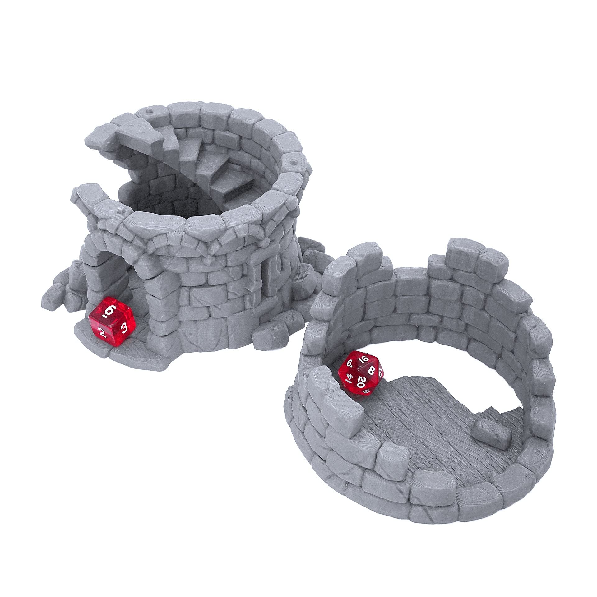 Snapklik.com : Ruined Town Tower By Makers Anvil, 3D Printed Tabletop ...