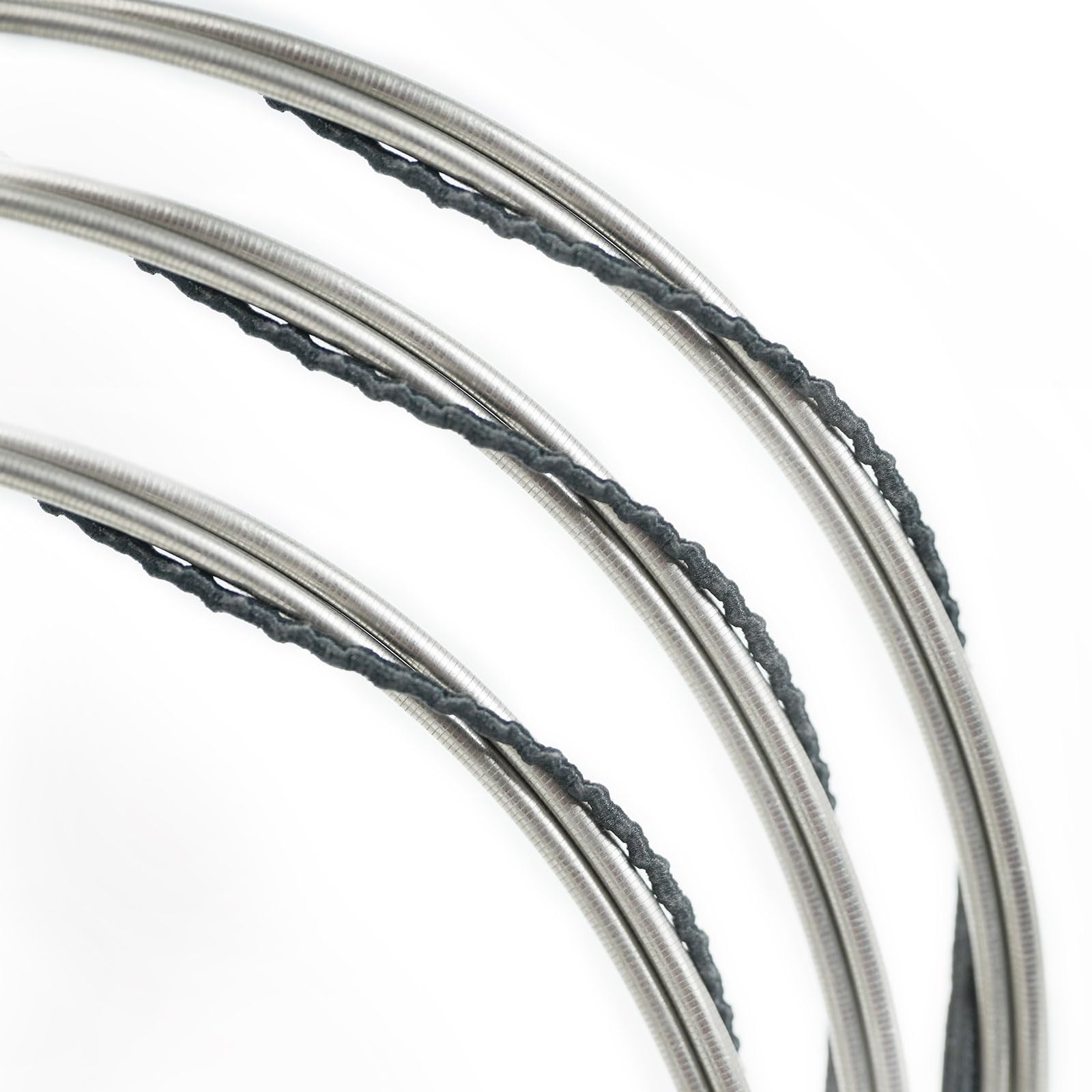 Snapklik.com : Flatwound Bass Guitar Strings - Coated Hexagonal High ...