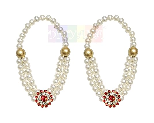 DIVYANA Handcrafted Beads Necklace Mala Jewellery with Embellishments ...