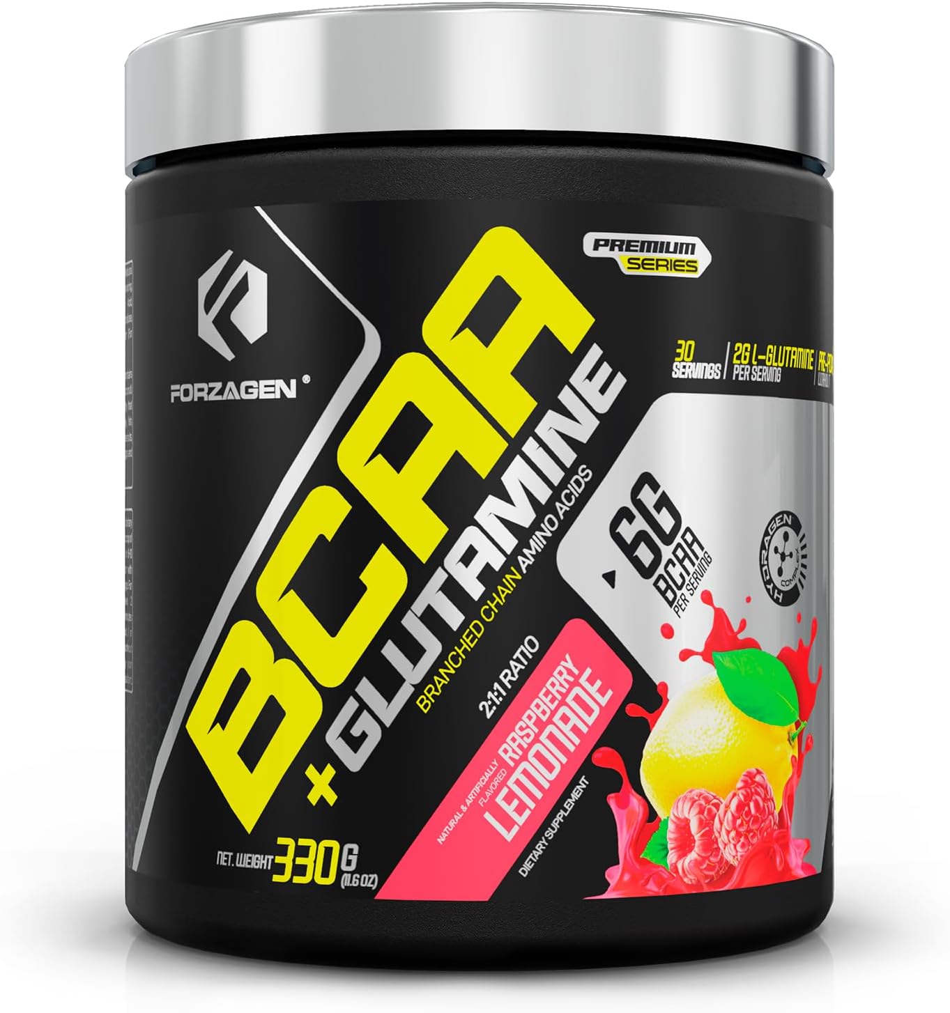 Amazon.com: Forzagen BCAAS Amino Acids Powder with Glutamine BCAA ...