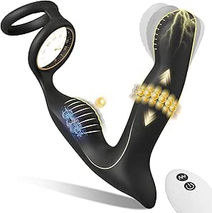 Amazon.com: Thrusting Prostate Massager Anal Vibrator Sex Toys for Men ...