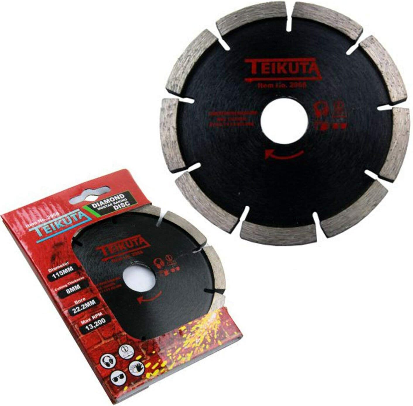 Contractor Diamond Blade - Mortar Raking - 115/22.23mm : Amazon.co.uk ...