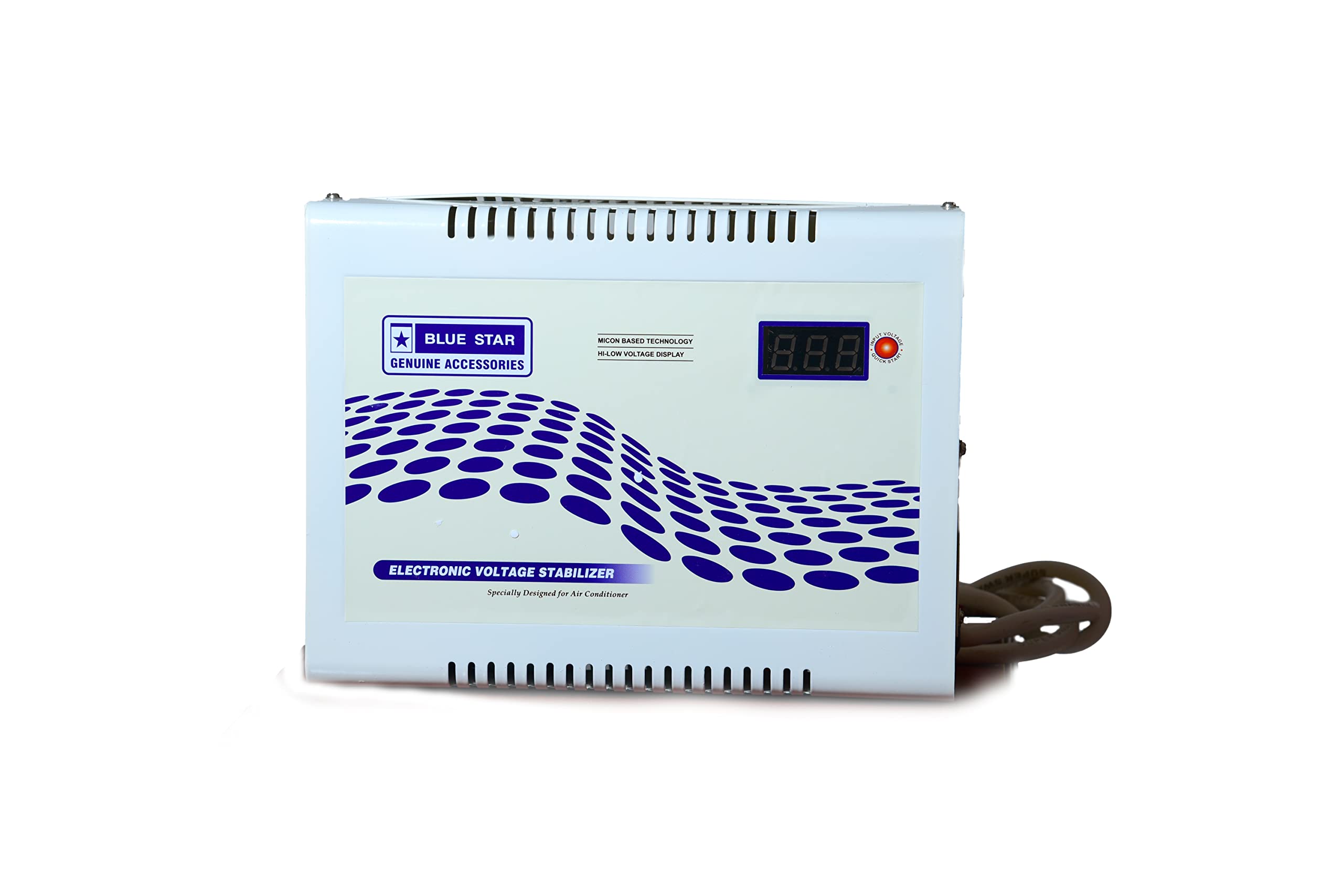 BLUE STAR 4KVA Electronic Voltage Stabiliser (VS4170DTA-GT) Suitable ...