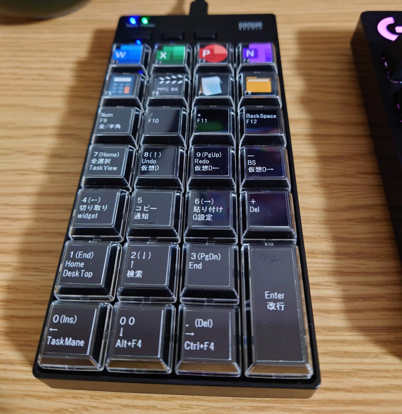 Amazon.co.jp: サンワサプライ プログラマブルテンキー（2.4Gモデル） NT-WL26BK : パソコン・周辺機器