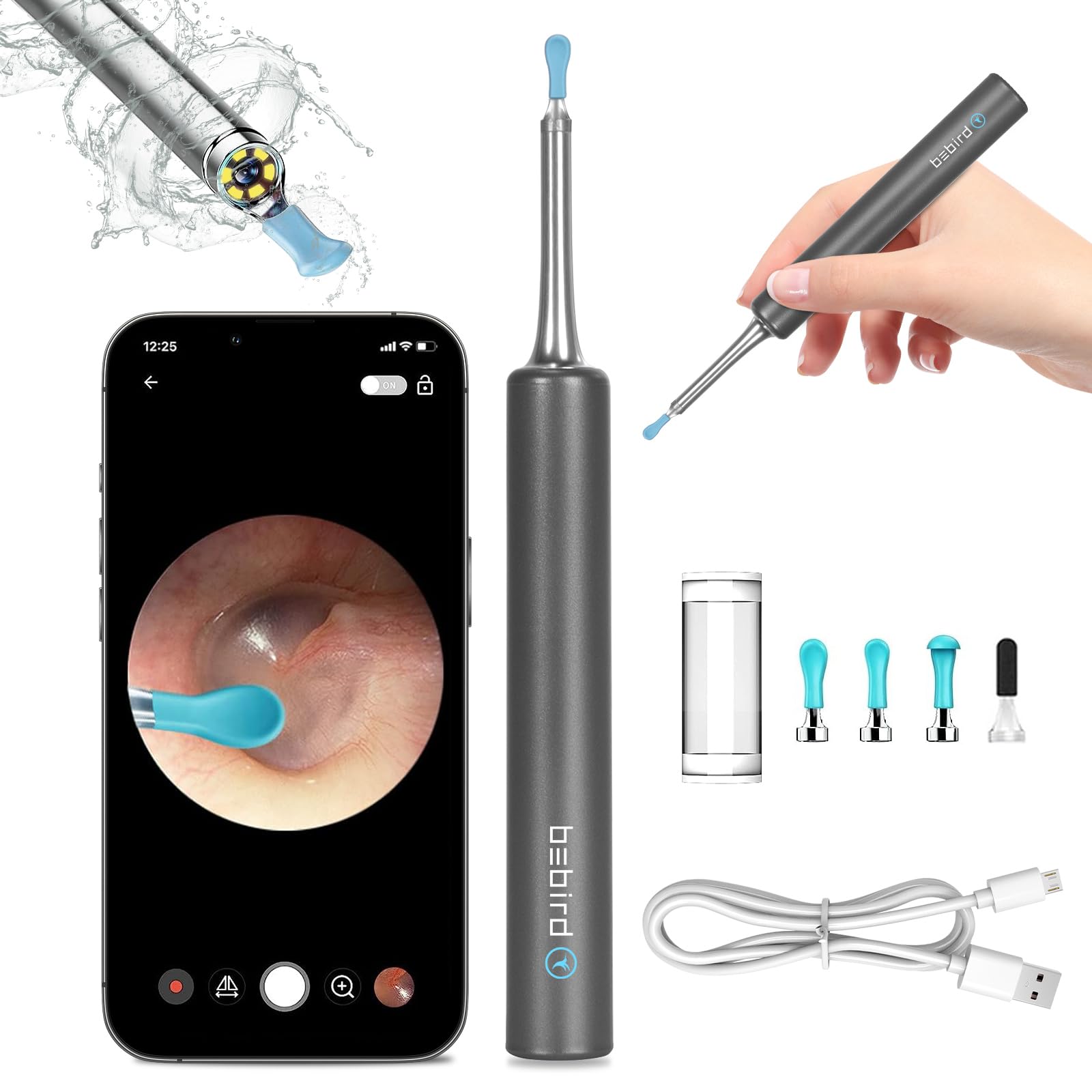 Ear Wax Removal Tool, 2023 Newest Ear Cleaners Removal with Camera and ...