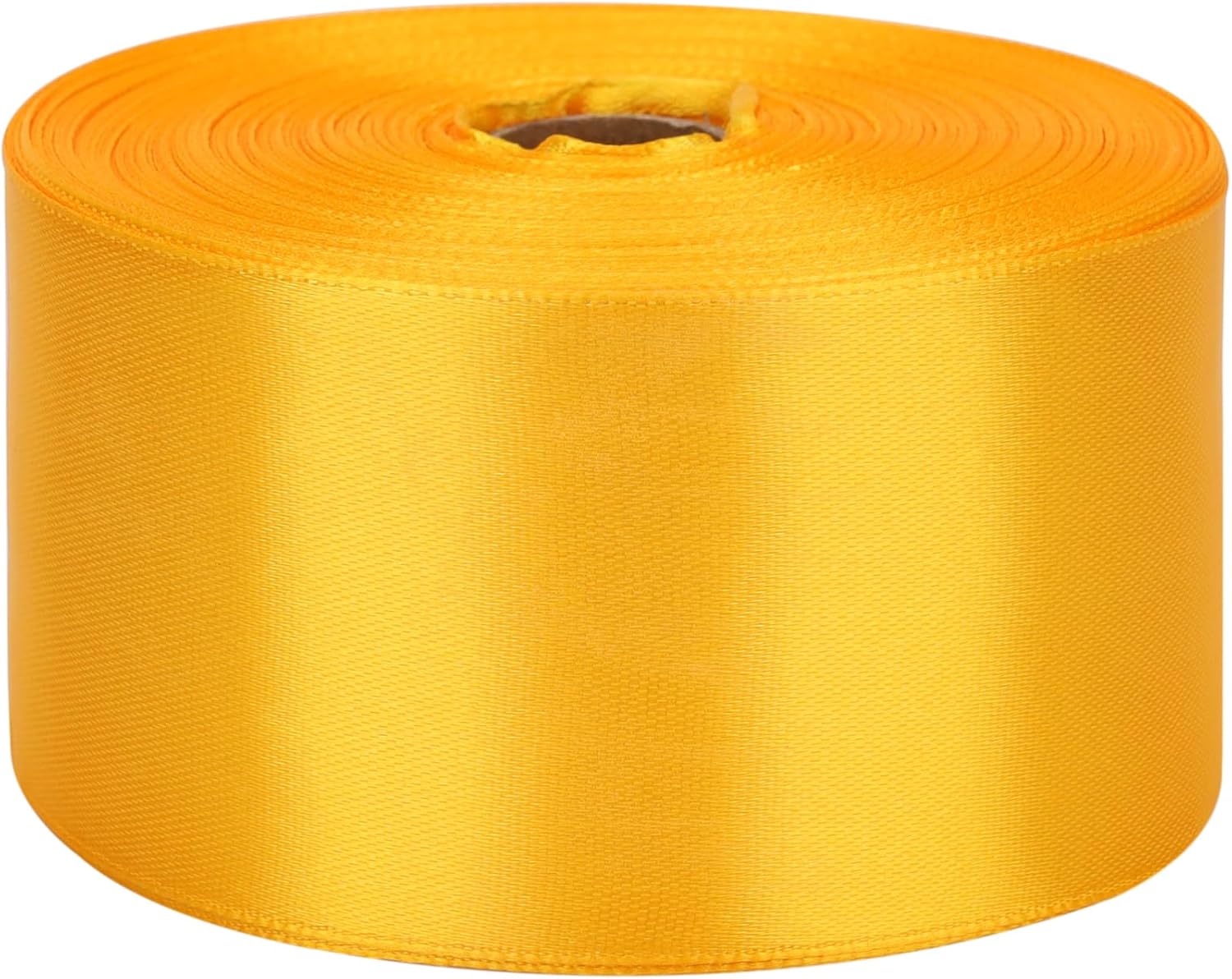 Amazon.com: Nsilu 2 inch Yellow Satin Ribbon 50 Yards Solid Fabric ...