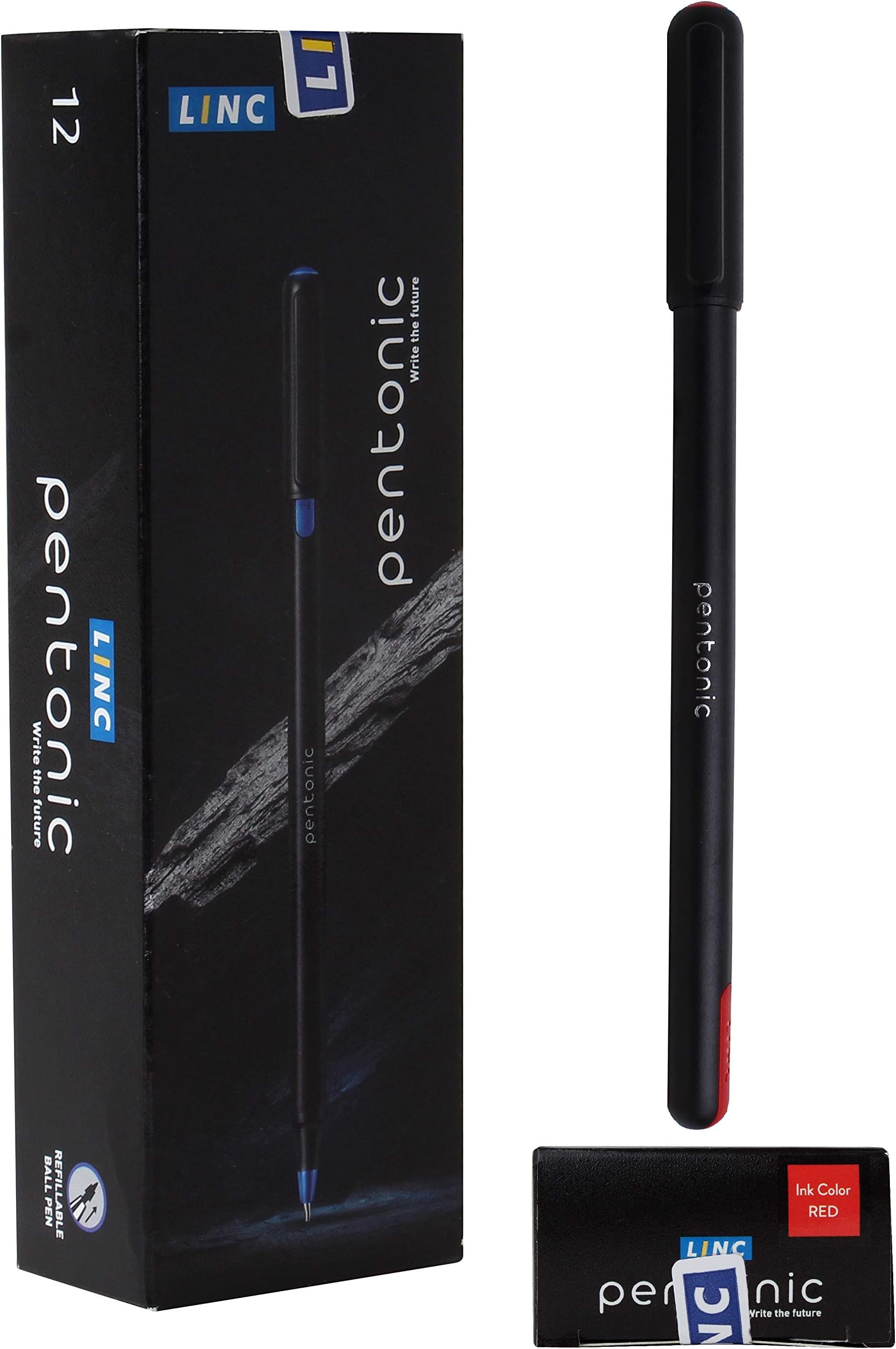 Amazon.com : LINC Pentonic Premium Ball Point Pen - 0.7mm 12 pens (BLUE ...