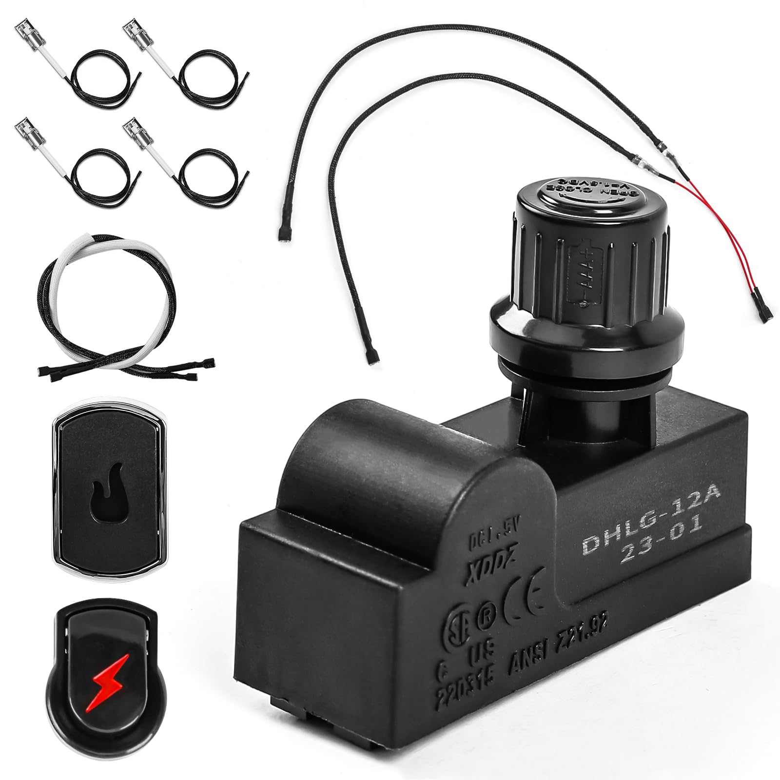 Amazon.com : Uniflasy Electronic Ignition Push Button and Ignitor ...
