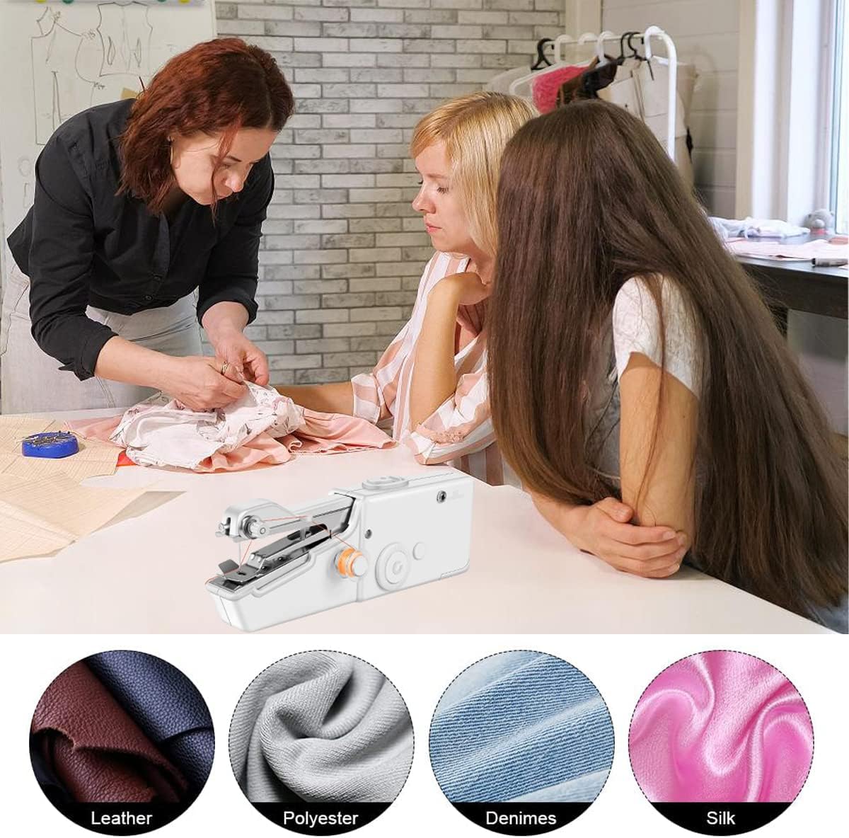 Handheld Sewing Machine, Portable Mini Sewing Machine for Beginners ...