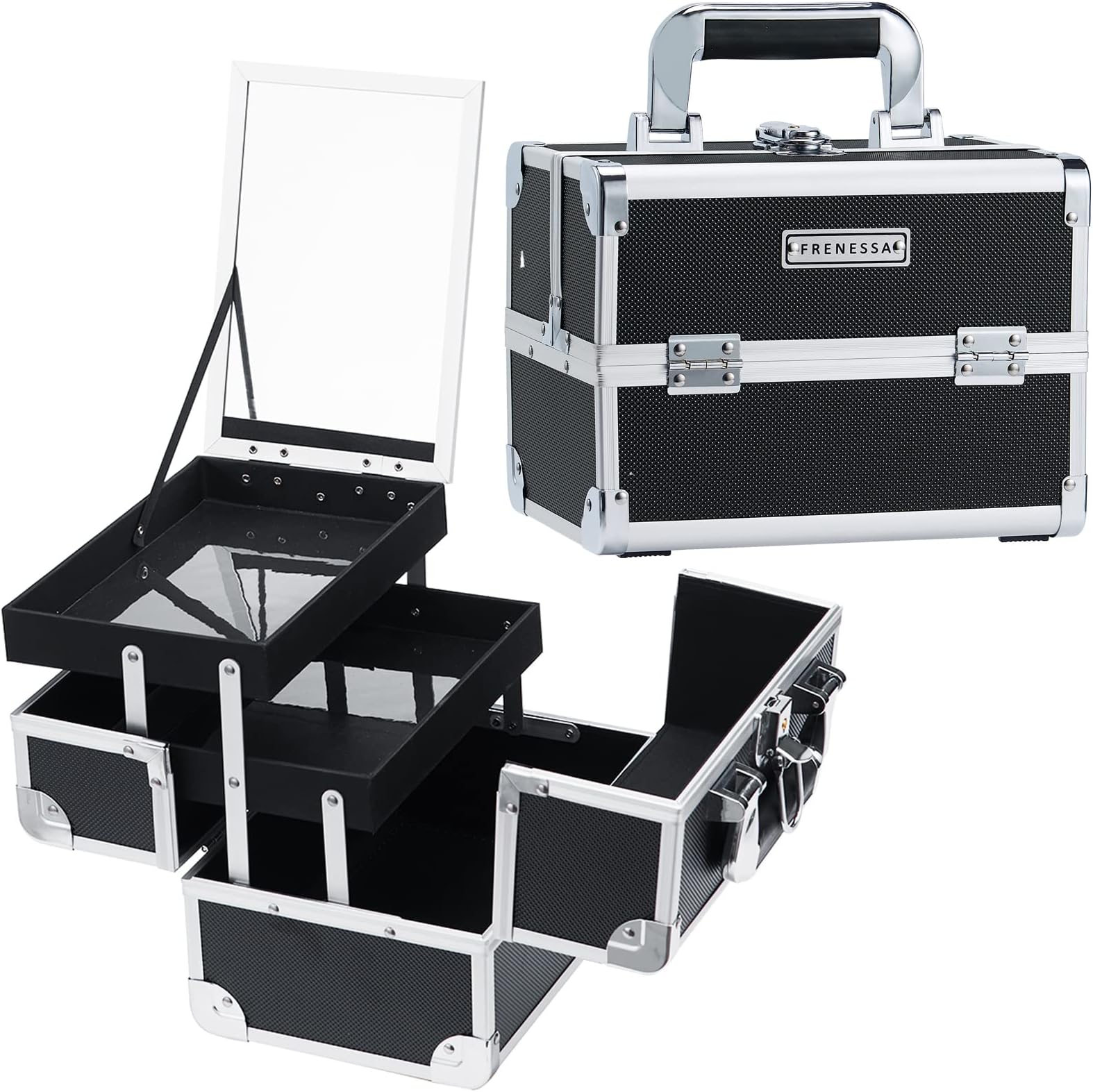 Amazon.com : Stagiant Makeup Train Case, Makeup Box for Girls with Nail ...