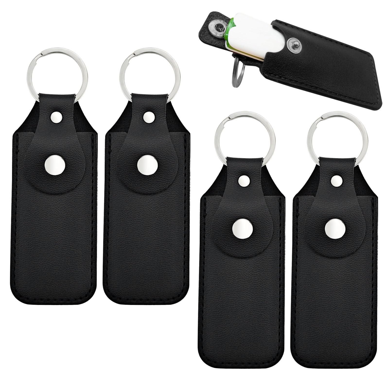 Amazon.com : Arvintas 4 PCS Flash Drive Case, Leather Storage Case ...