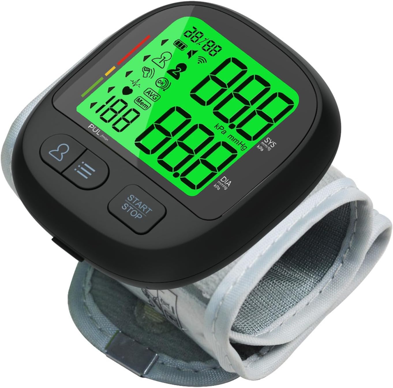 Amazon.com: Rgdood Wrist Blood Pressure Monitor, Dual User Blood ...