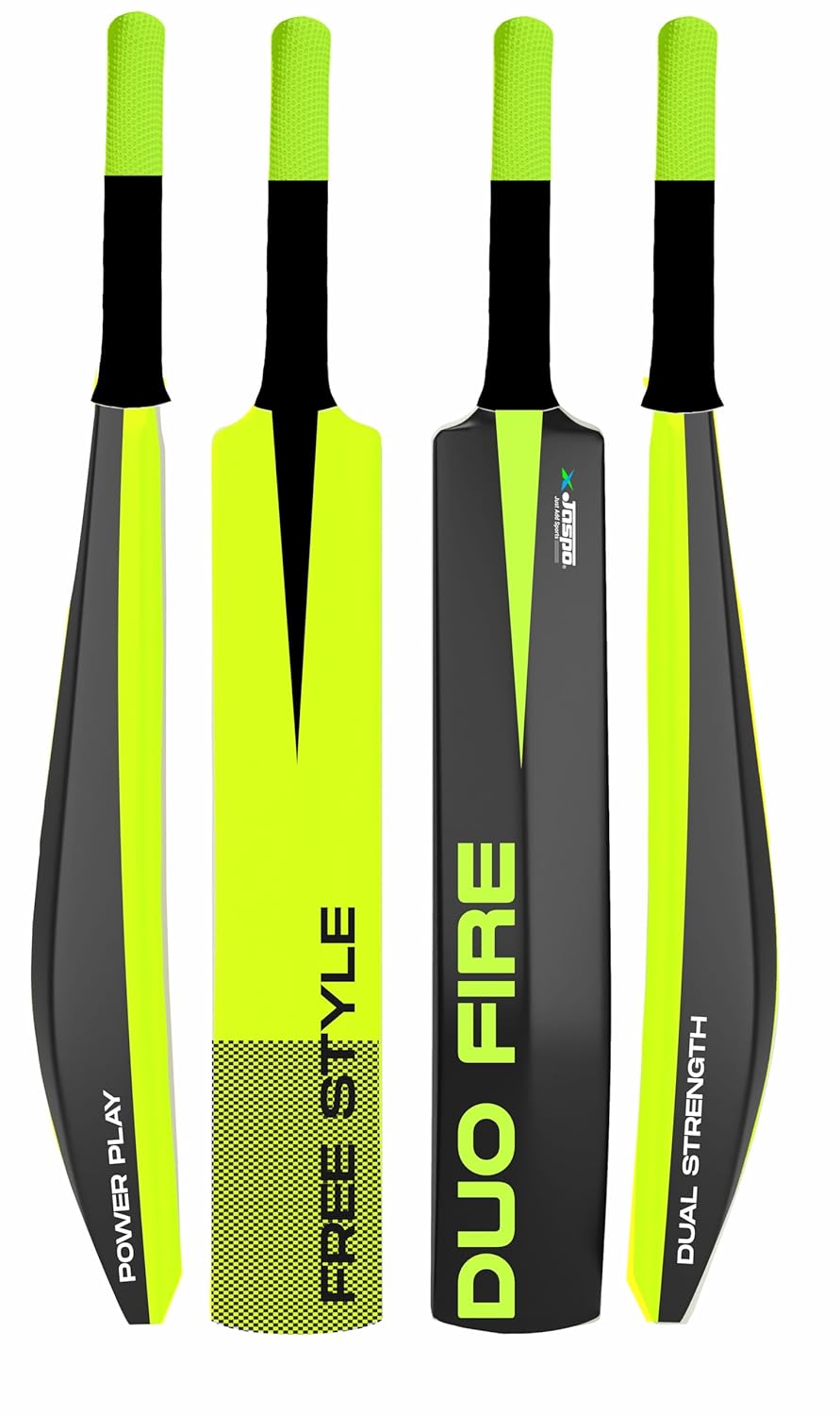 Jaspo Duo-Fire Double Strength Turf Cricket bat, Newly launched Dual ...