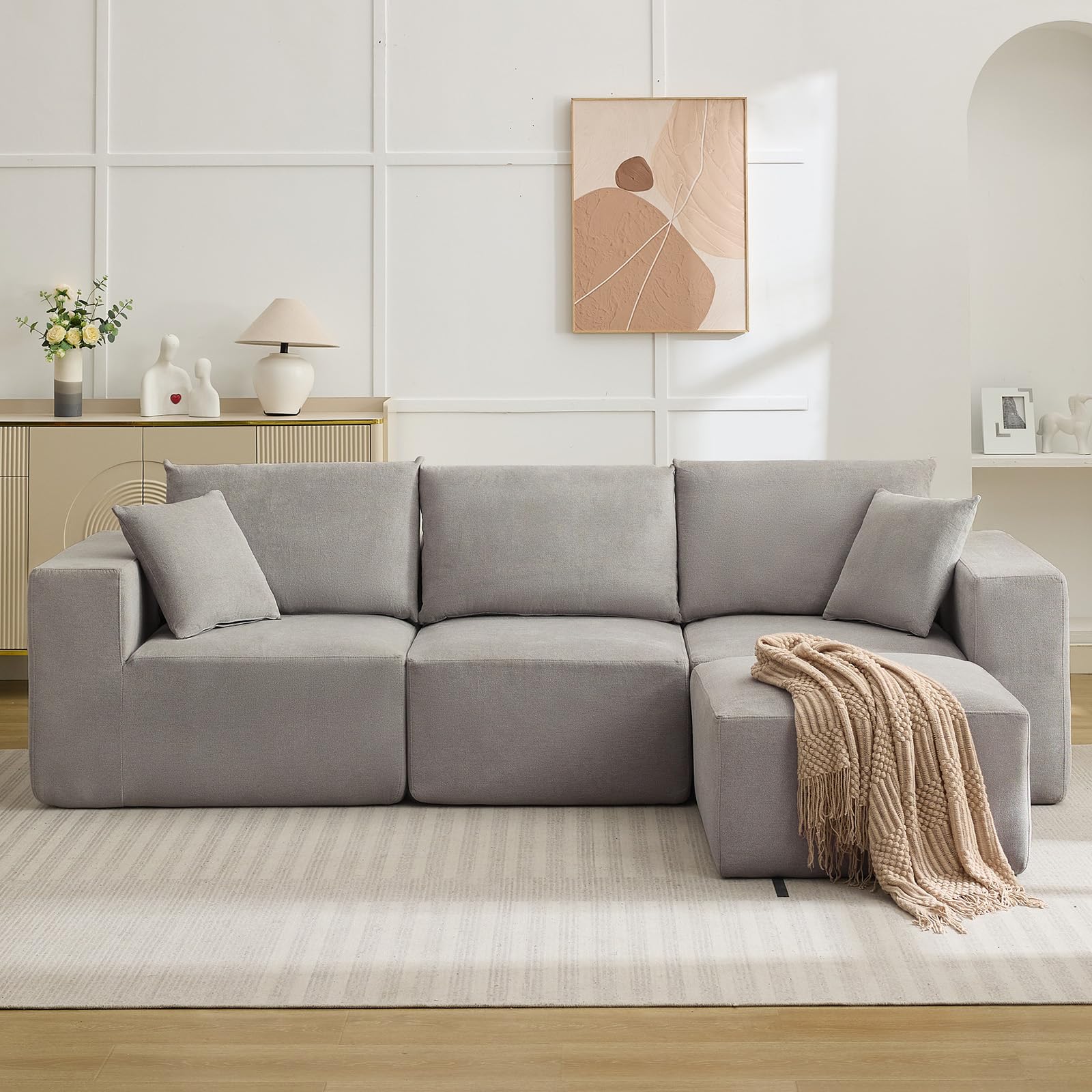 Amazon.com: 108”Modular Sectional Sofa,Sectional Modern Sleeper Sofa ...
