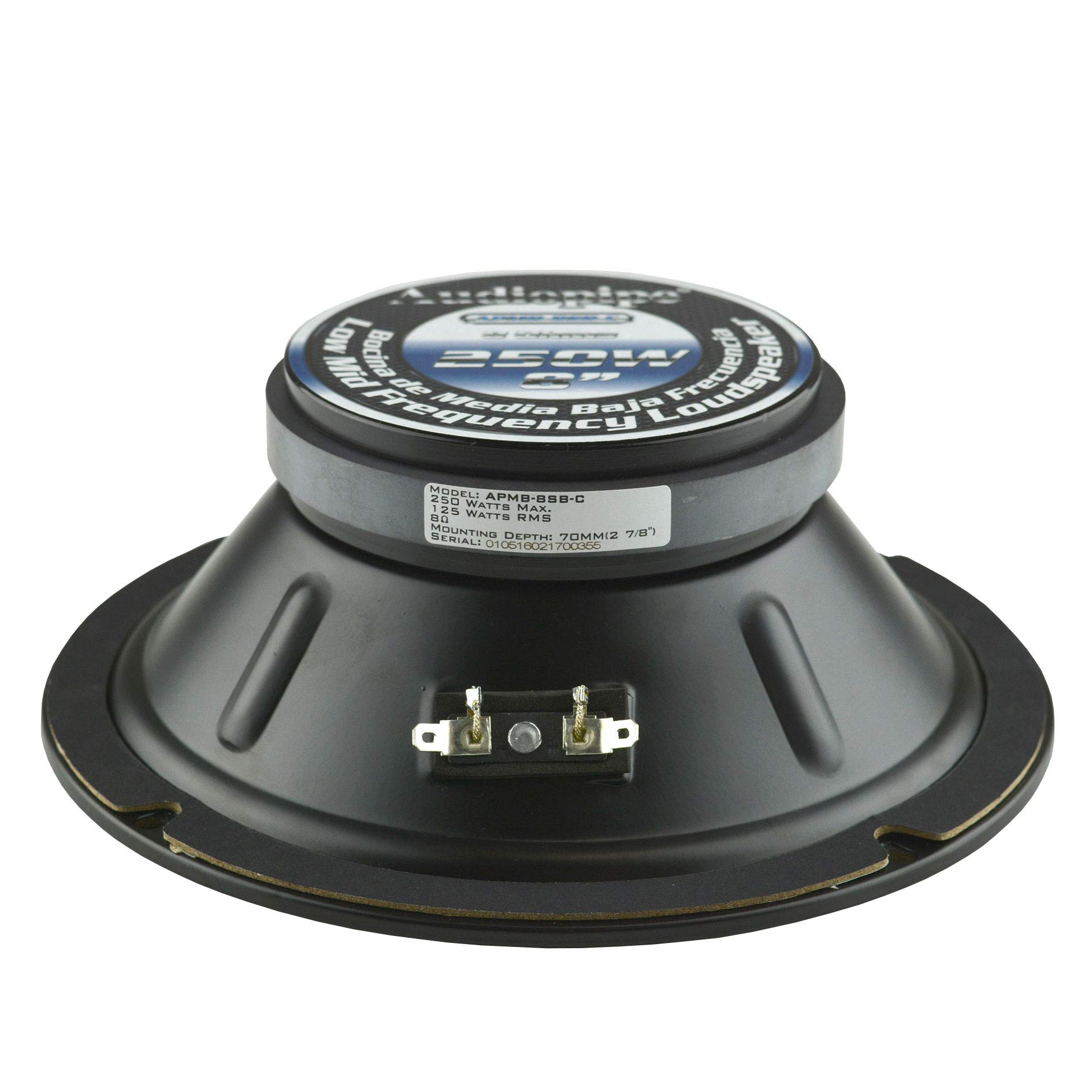Snapklik.com : Audiopipe APMB-8SB-C 8" 250 Watts Max Power Midrange Speaker