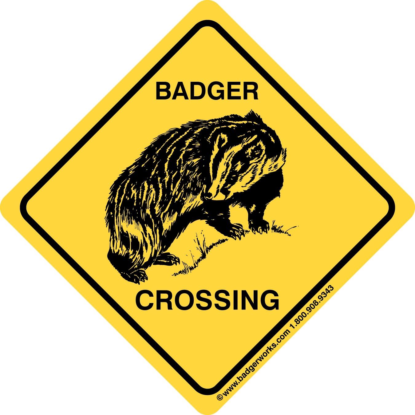 Amazon.com: BADGER CROSSING Sign : Home & Kitchen