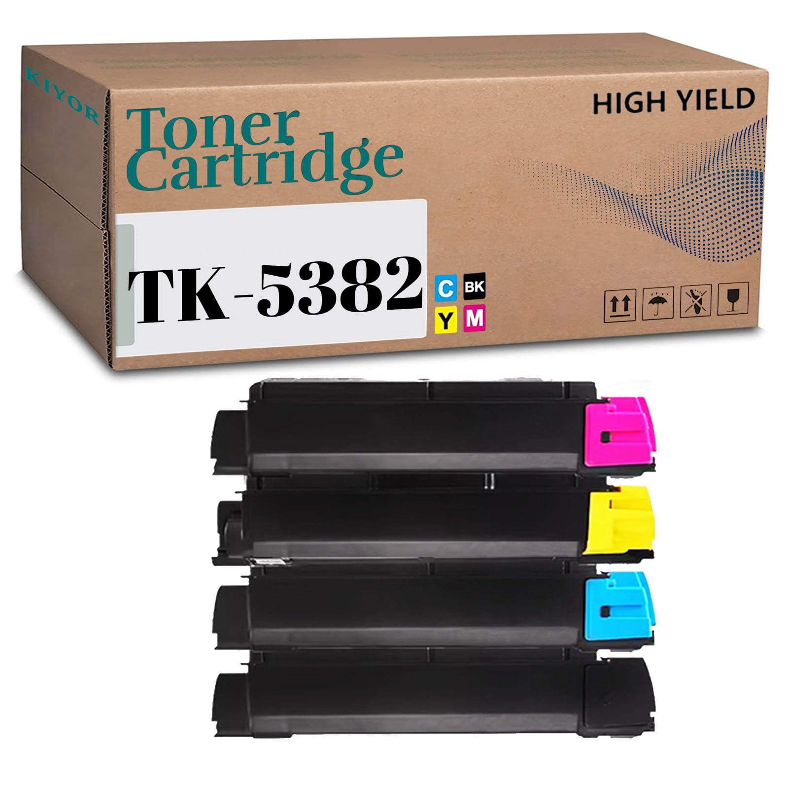 Amazon.com: KIYOR Compatible TK-5382 Toner Replacement for Kyocera TK ...