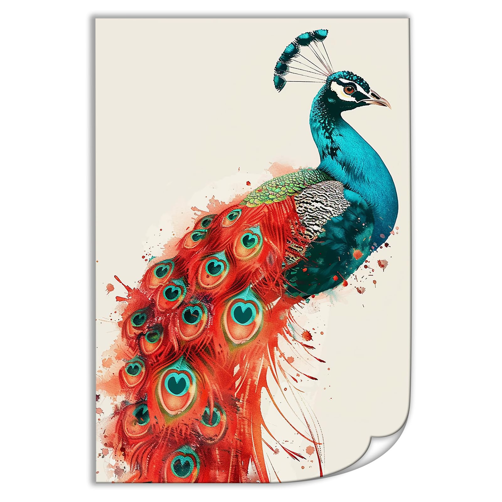 Plan De Artes Visuales Del Pavo Real Pinturas Sobre Pavo Real A La
