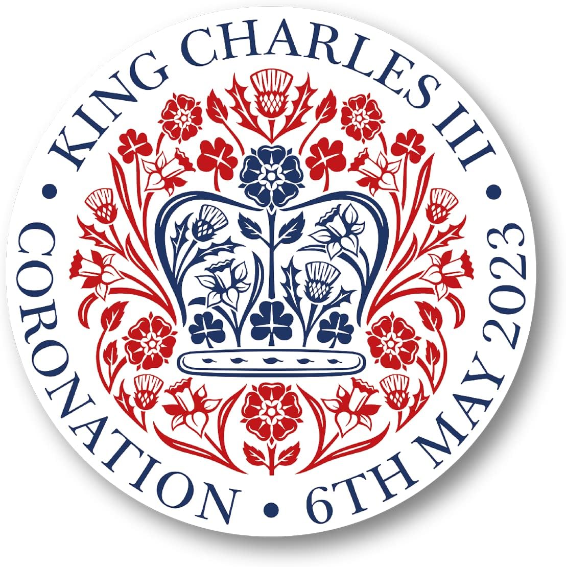 Official King Charles III Sticker - Decal Royal Coronation His Majesty ...