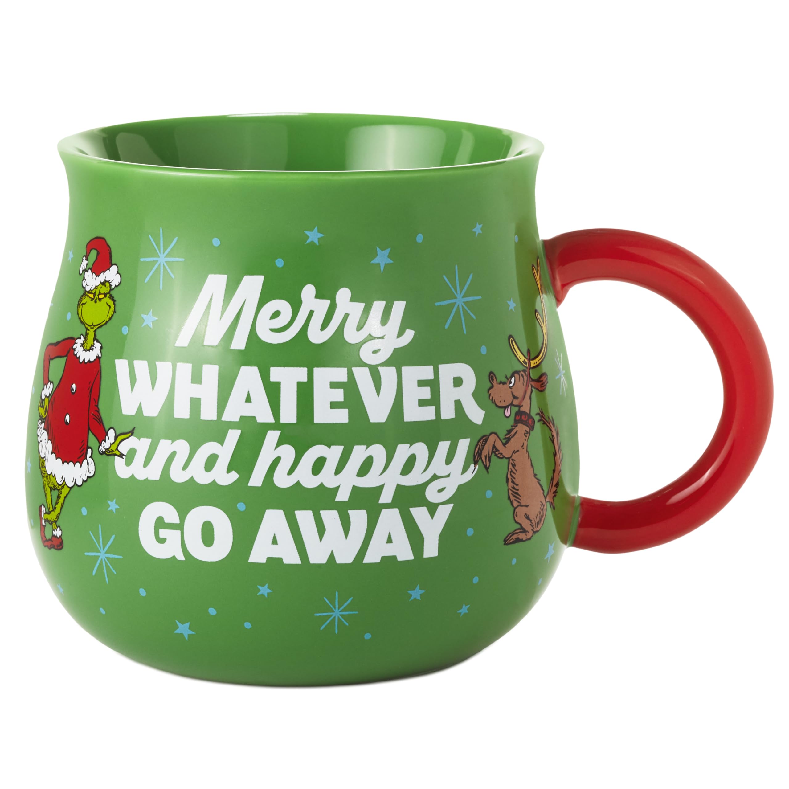 Amazon.com: Hallmark The Grinch Mug, Christmas Mug, The Grinch & Max ...