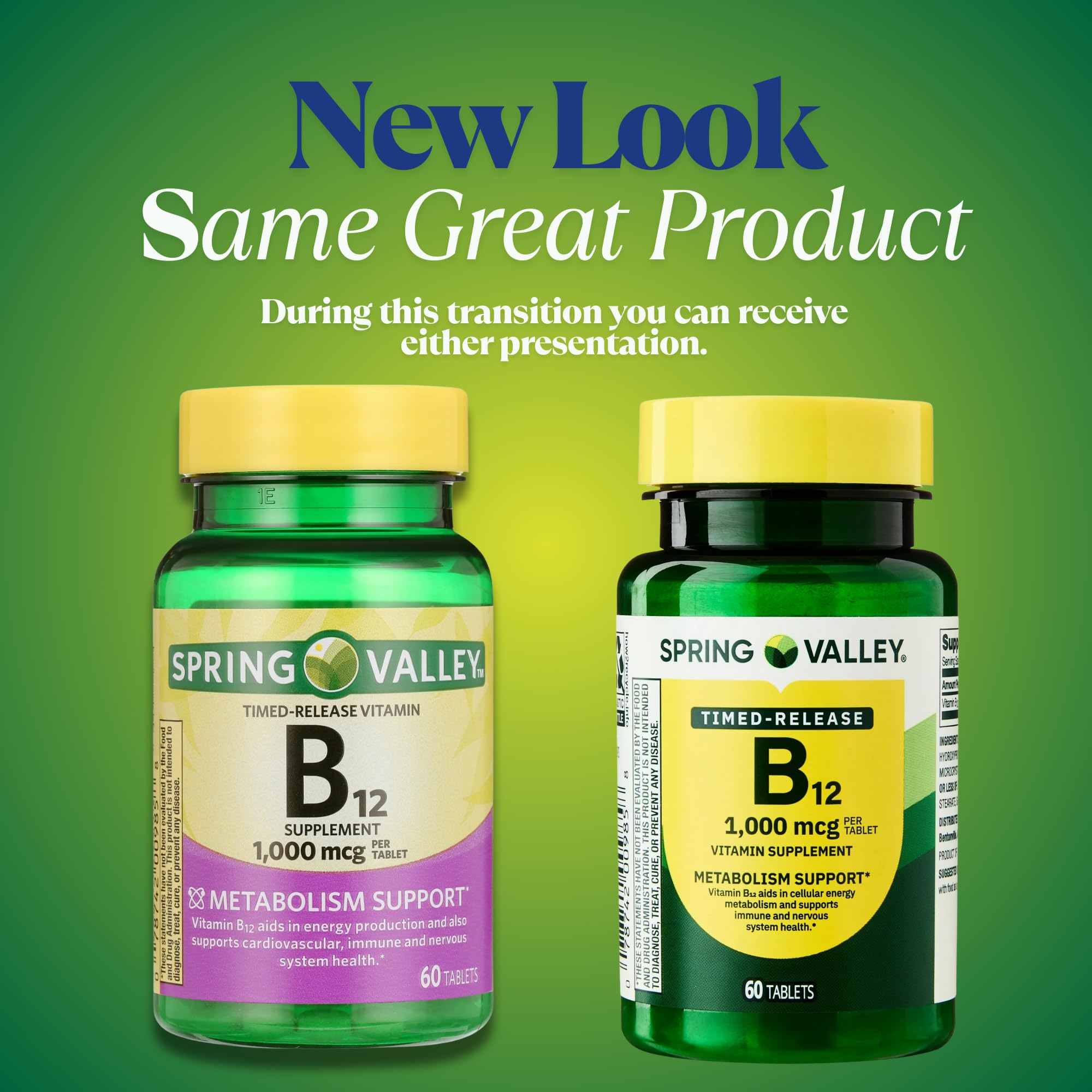 Snapklik.com : KP+ Spring Valley, Vitamin B12, Timed-Release Tablets ...