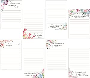 Amazon.com : 8 Pack Christian Sticky Notes Samll Scripture ...