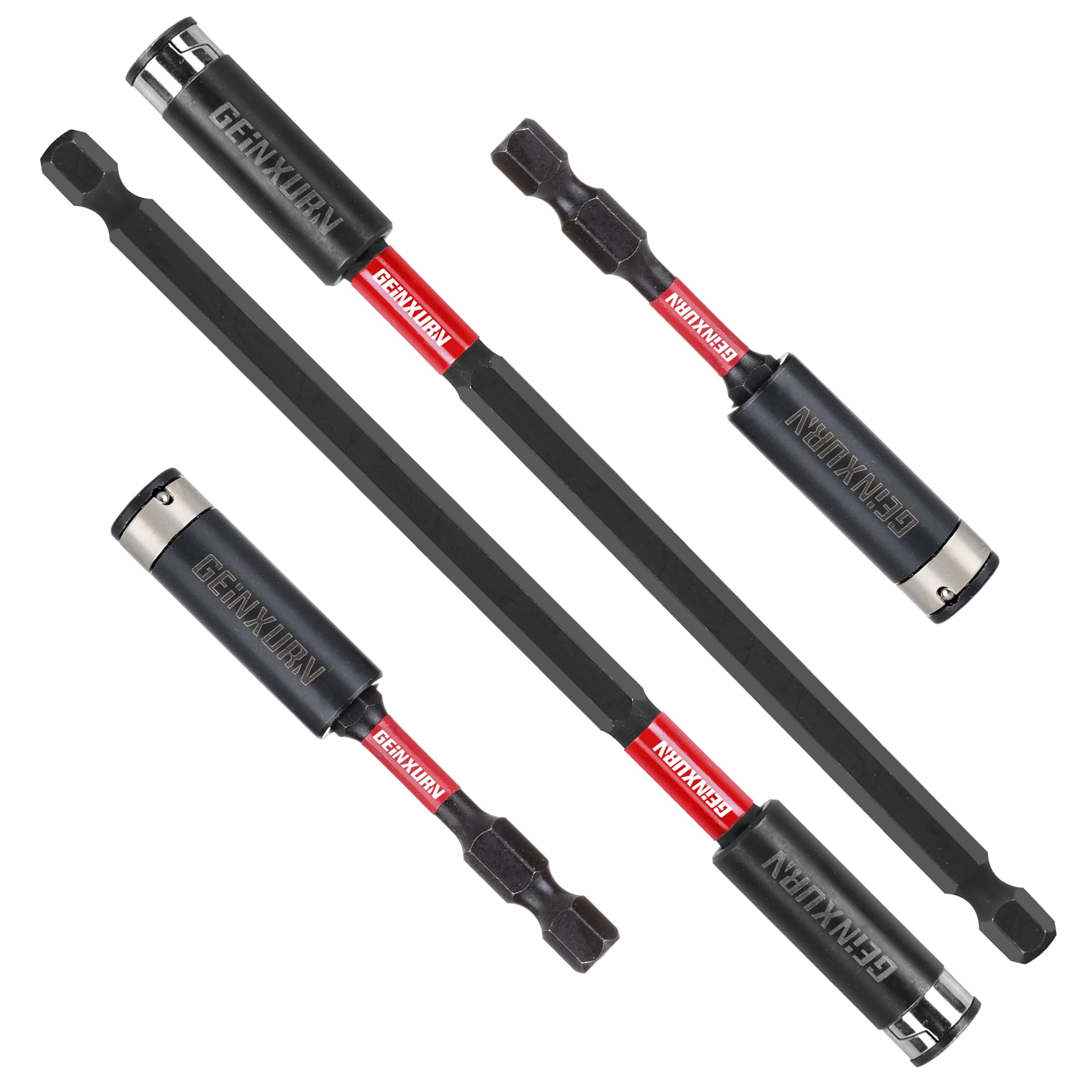 Snapklik.com : Geinxurn 4PACK Impact Magnetic Screwdriver Bit Holders