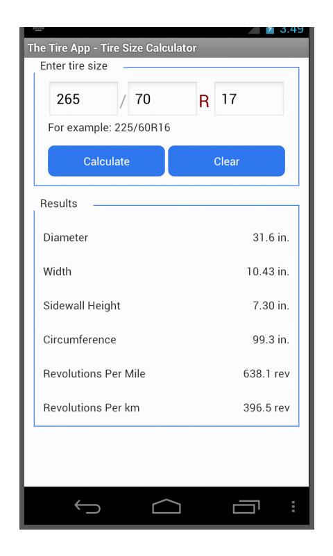 The Tire App - App on Amazon Appstore