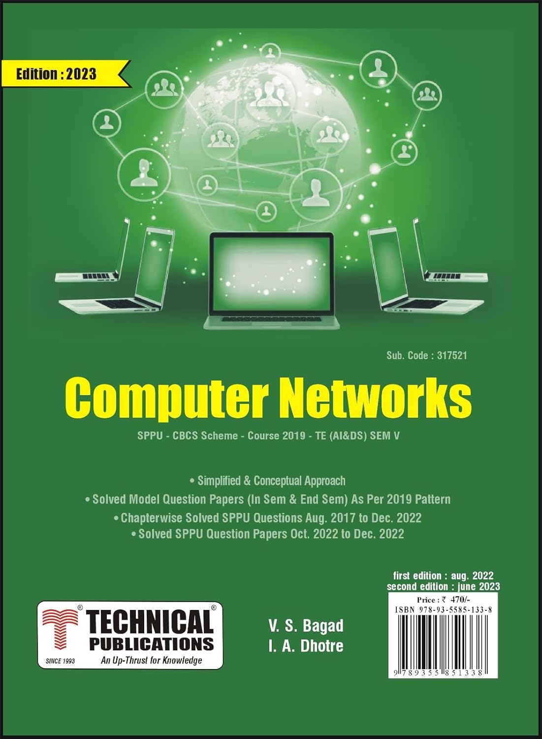 Amazon.in: Buy Computer Networks for SPPU 19 Course (TE - SEM V - AI&DS ...
