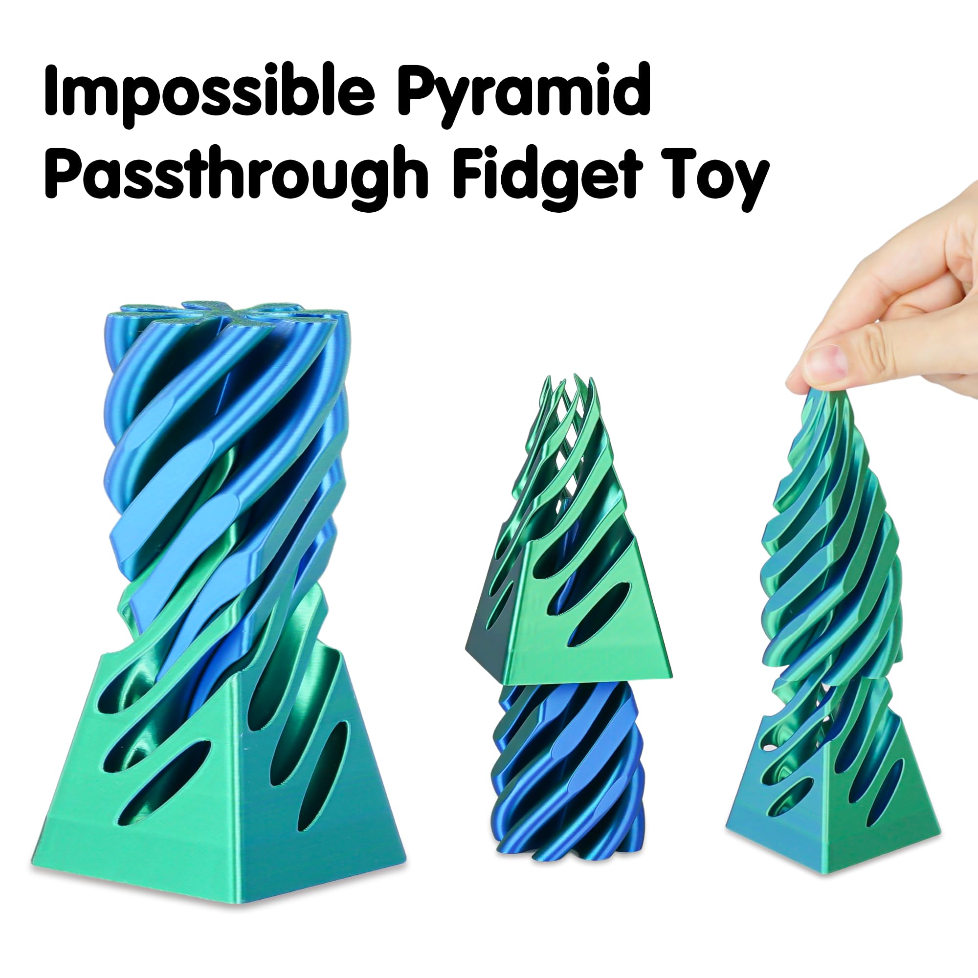 Snapklik.com : Impossible Pyramid Passthrough 3D Printed Statue ...
