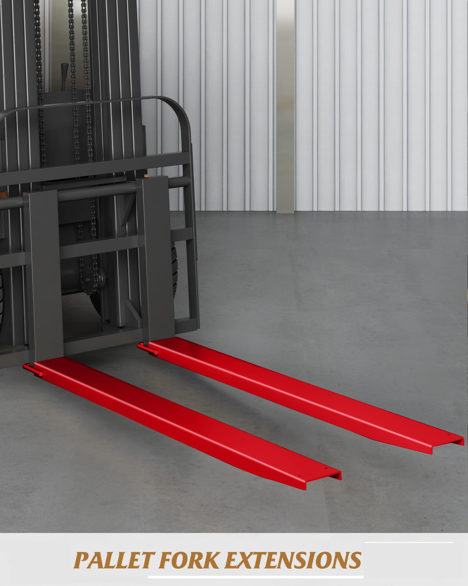 Snapklik.com : Pallet Fork Extension,1 Pair Forklift Extension,Load ...