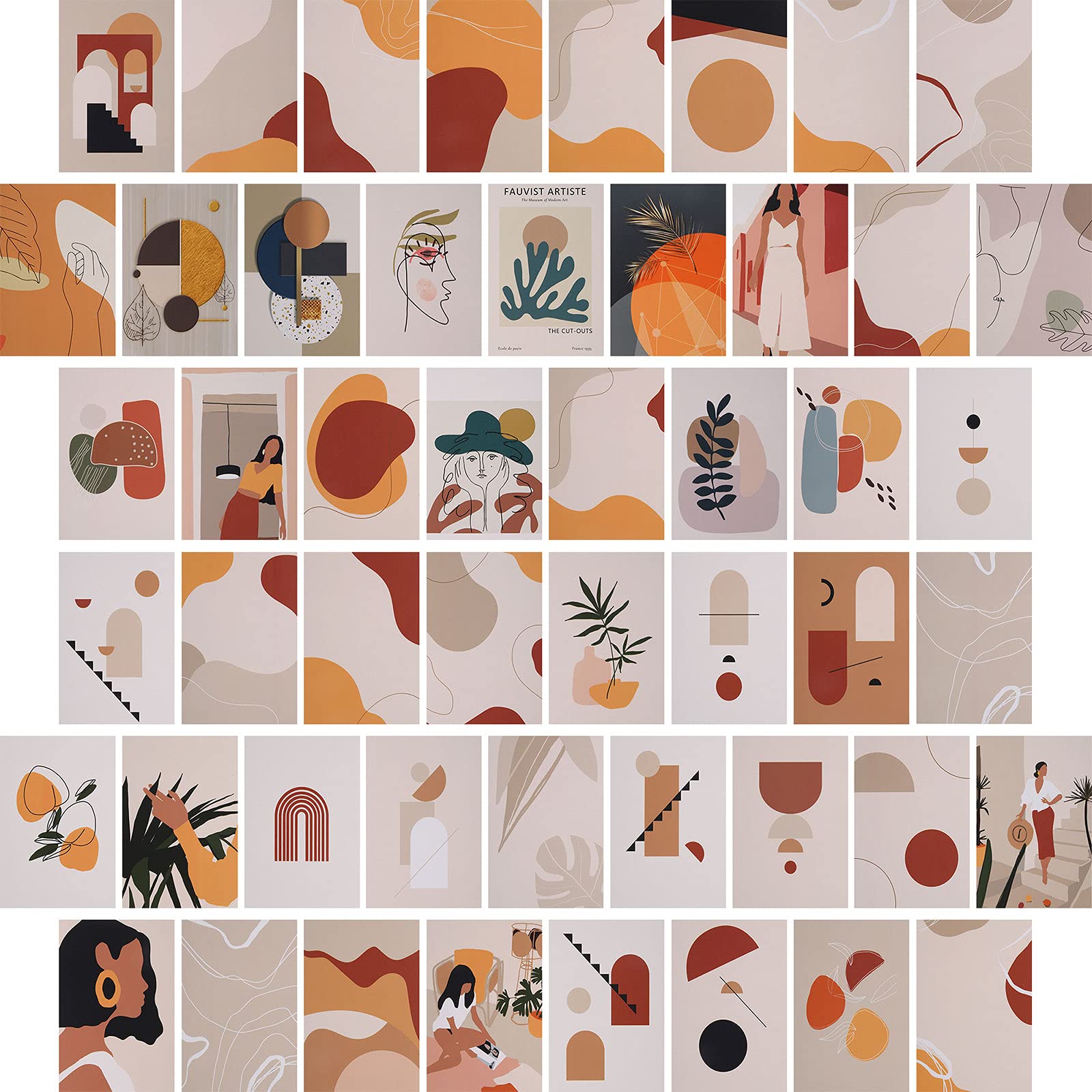 Buy 50 Pcs Wall Collage Kit, Pictures Photo Kit Aesthetic Collage Kit ...