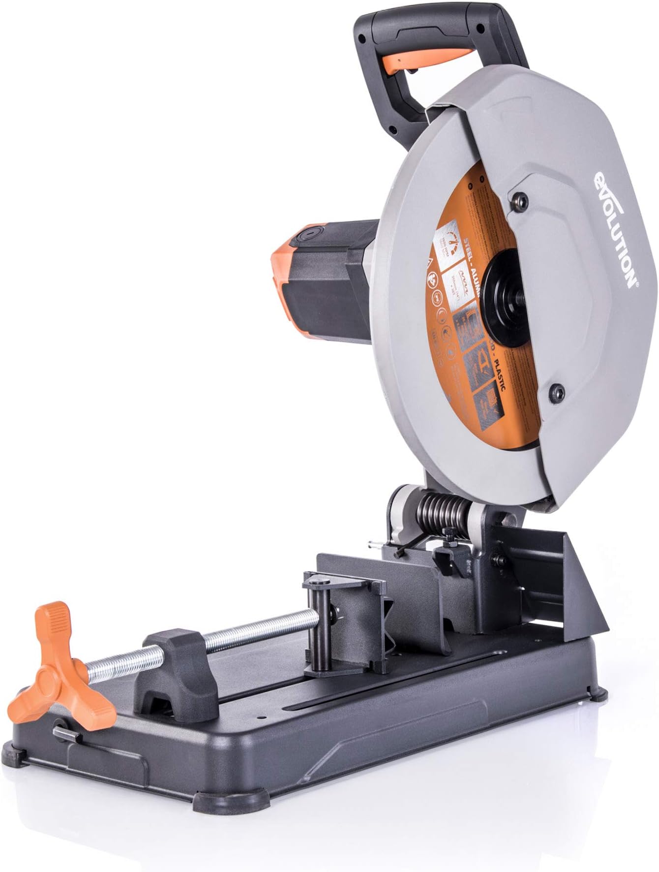 Evolution S355MCS 14" Mitering Chop Saw | Heavy Duty Metal Cutting Saw ...