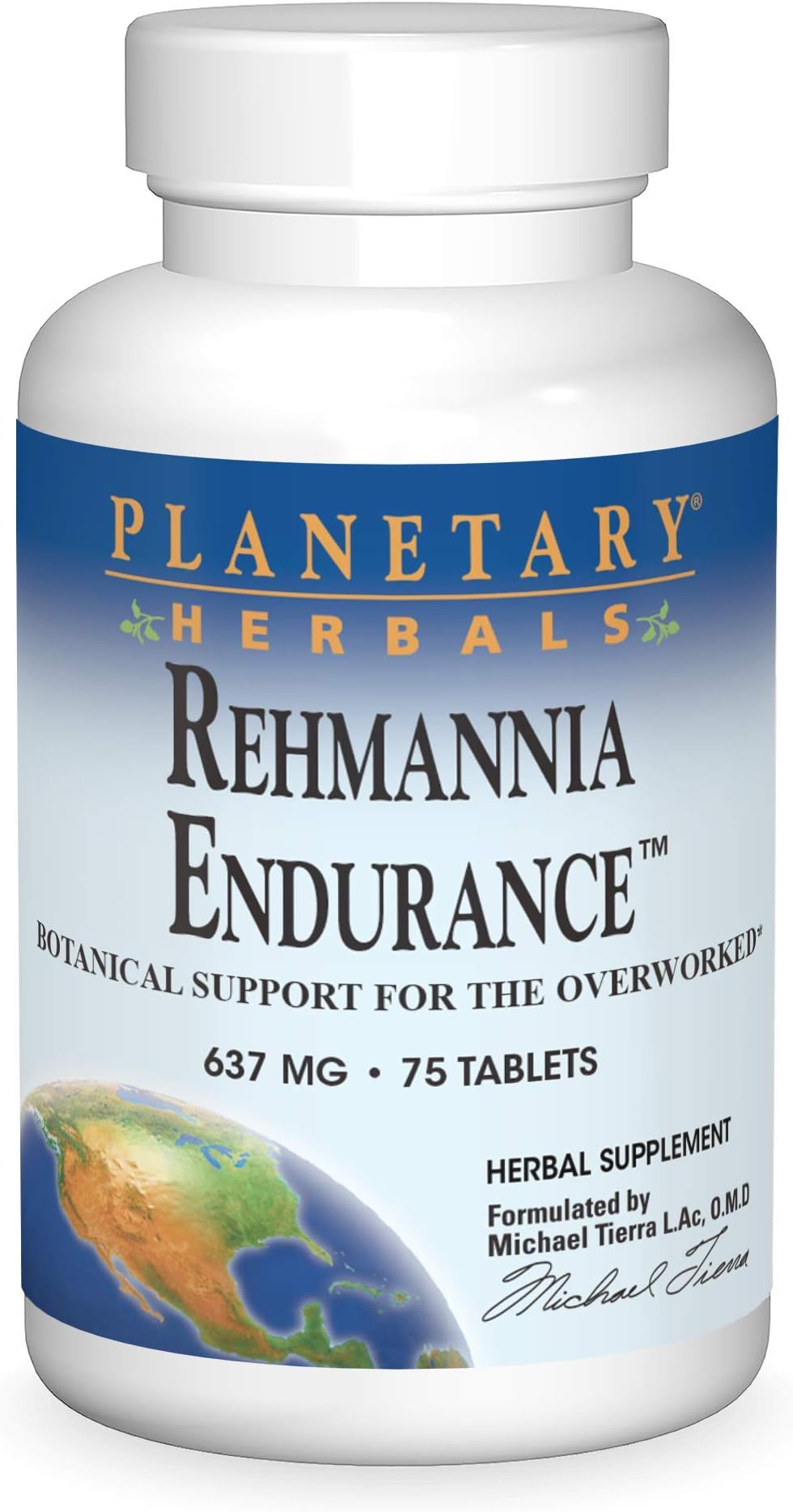 Amazon.com: Planetary Herbals Rehmannia Endurance Tablets, 75 Count ...