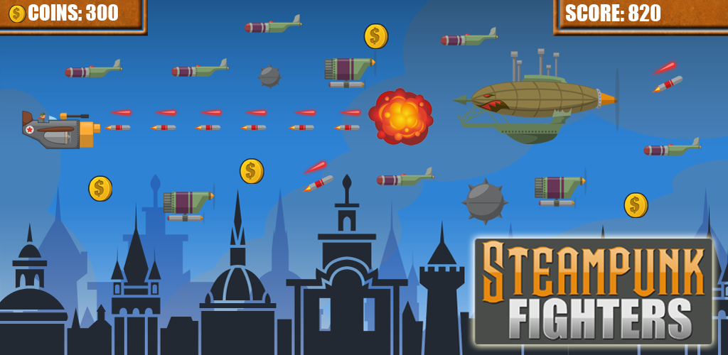 SteamPunk Fighters - A Fast Side Scrolling Shooting Game:Amazon.com ...