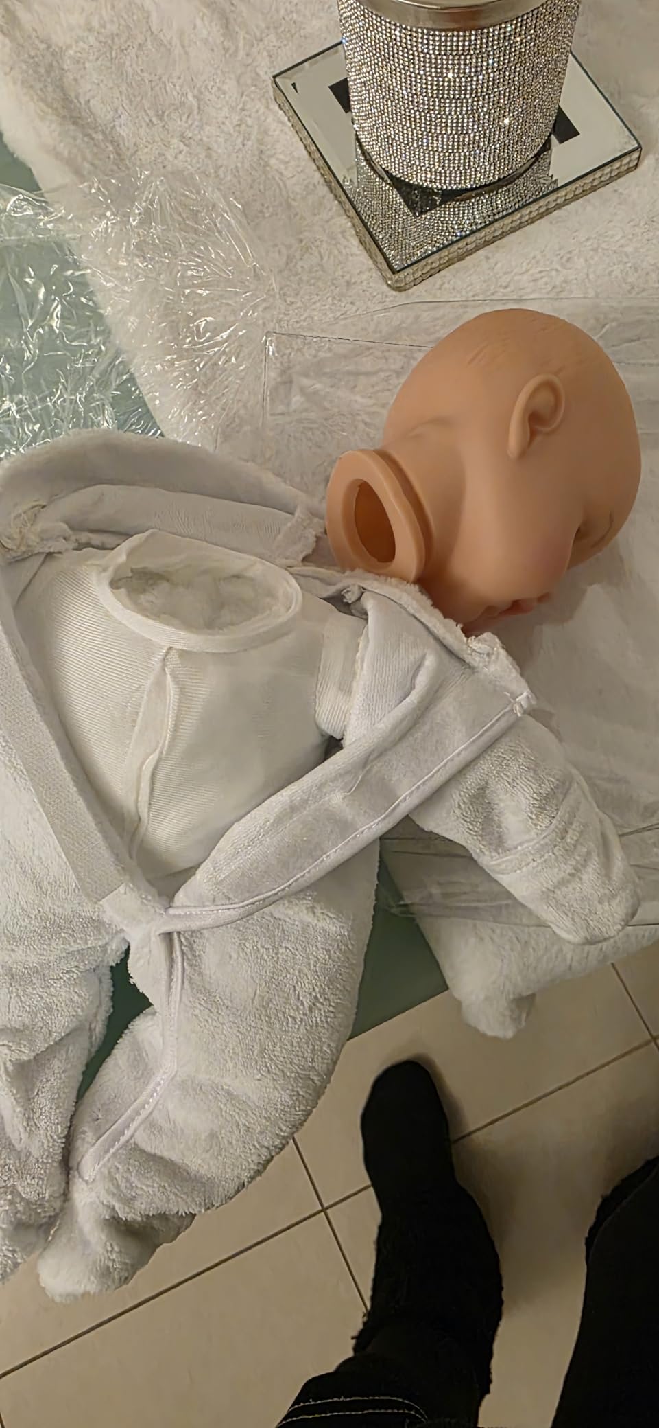 Barwa 15 Inch Baby Doll with Cute Jumpsuit Soft-Body Realistic Lifelike ...