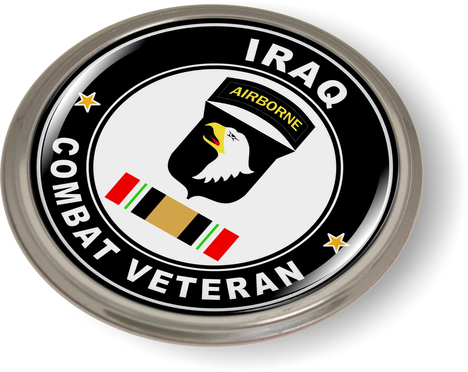 [Officially Licensed Product] Iraq Combat Veteran U.S. Army 3D Domed ...
