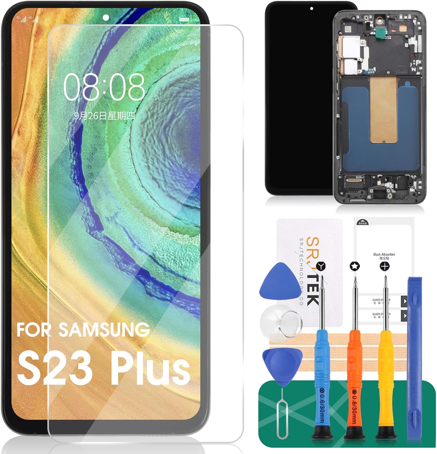 Amazon.com: Original for Samsung Galaxy S23 Plus Screen Replacement for ...