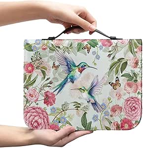Amazon.com: PCSJRKG Hummingbird Bible Cover Case for Women and Kids ...